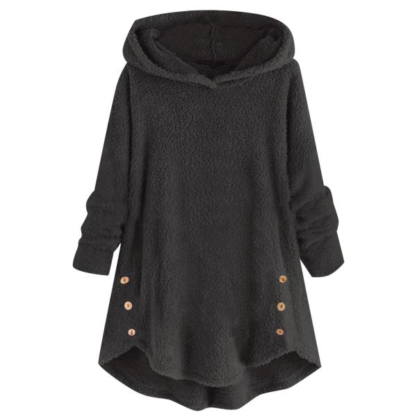 商品名:  Windbreaker Jacket Plush Sweatshirt for Women Fall Water Resistant Fashion Loose Long Outwear Fashion Cute Soft Ja...
