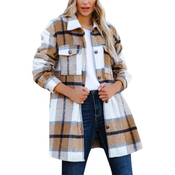 商品名:  Special Deals Plus Size Wool Coat Plus Size Winter Coats For Women 2X Oversized Jacket Plus Size Wool Coat Winter ...