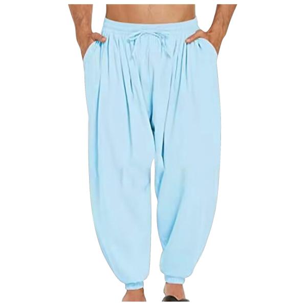 商品名:  Chamarras En Oferta De Mujer, Mens Harem Pants Summer Casual Tie Ankle Drawstring Stretch Trousers Fashion Lightwe...