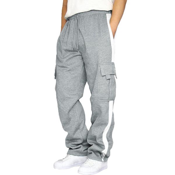 商品名:  Mens Sweat Pants Mens Hiking Cargo Pants Wide Leg Drawstring Joggers Sweatpants Casual Work Sports Loose Hiking Tr...
