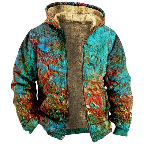商品名:  Mens Fleece Jacket Mens Hoodies Mens Hooded Flannel Mens Button Down Shirt Men's Winter Jacket Zipper Outerwear Ho...