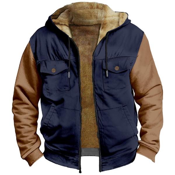商品名:  Mens Coat Winter Jackets for Men Mens Button Down Shirt Mens Hooded Flannel Mens Winter Jacket Hooded Outerwear Fl...