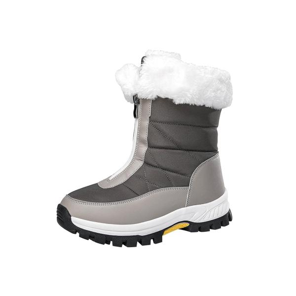 商品名:  NEBZCIV Shoes for Womens Fashion Fall Outdoor Snow Boots for Women 2024 Waterproof Plus Plush Warm Flat Ankle Boot...