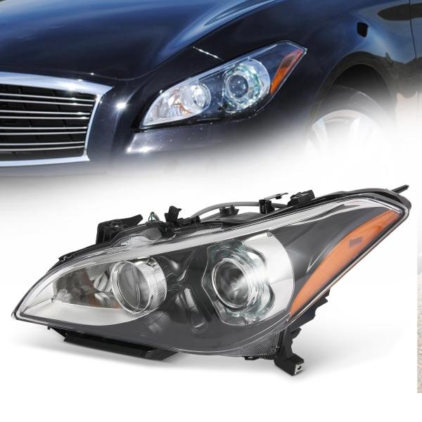 商品名:  KARPAL HID/Xenon Headlight Assembly Fits 2011 2012 2013 Infiniti M37 M56 / 2014 Infiniti Q70 [HID/Xenon Type] Non-...
