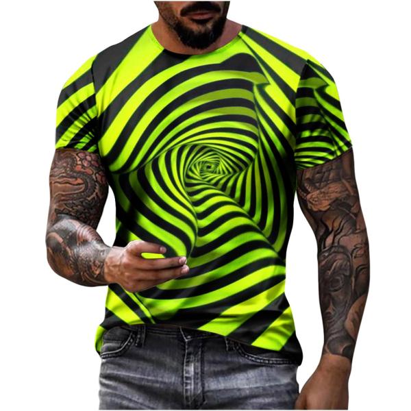 商品名:  Zeiyignr Mens 3D Printed Shirts Optical Illusion Funny Design Tees Colorful T-Shirts Casual Short Sleeve Summer To...