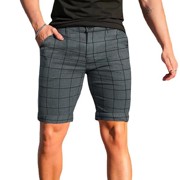 商品名:  Generic Joggers for Men Gym Shorts Men Men's Plaid Shorts Pull-On Slim Fit Stretch 9"" Inseam Shorts Lightweight S...
