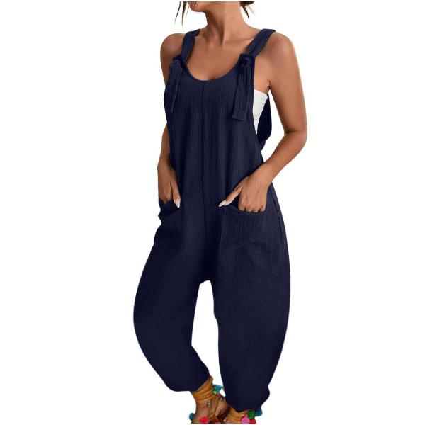 商品名:  Generic Summer Jumpsuits for Women Casual Overalls Adjustable Strap Rompers Fashion Jogger Playsuits Comfy Work Ju...