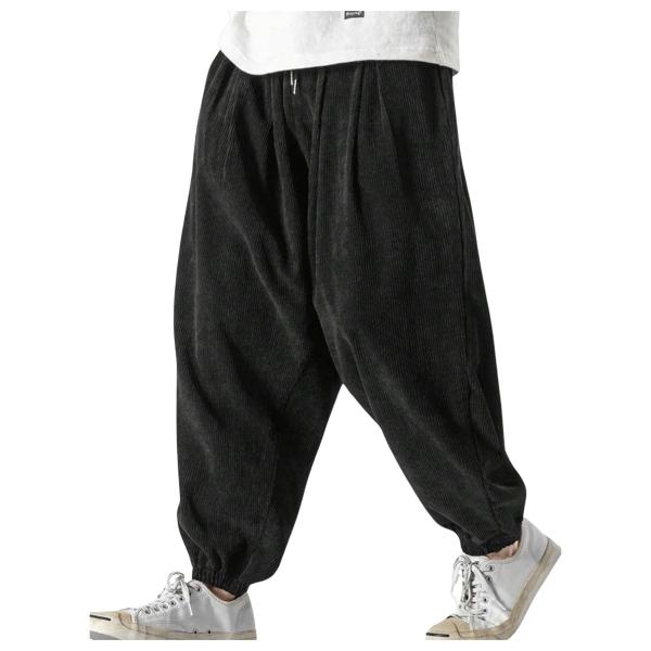 商品名:  Verdusa Men's Drawstring Waist Loose Harem Pants Jogger Drop Crotch Trousers Black Largeブランド: Verdusa商品サイズ: Large高...