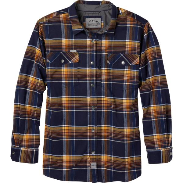 商品名:  Legendary Whitetails Men's Big &amp; Tall Legendary Outdoors Everest Performance Flannel Long Sleeve Snap Down Shi...