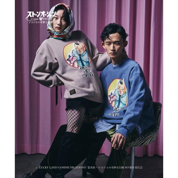 gb0422jj09　ジョジョ　ストーンオーシャン　シャーロットRoccobarocco Sweat