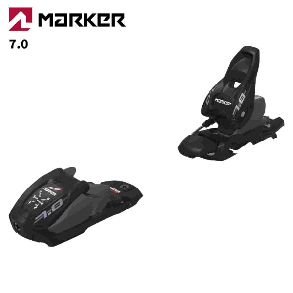 MARKER マーカー スキー ビンディング 7.0 70mm BLACK/ANTHRACITE（解放値 2.0-7.0）26-27モデル ジュニア【単品販売不可】