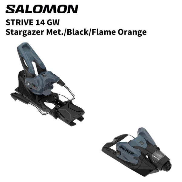 SALOMON サロモン ビンディング STRIVE 14 GW Stargazer Met./Black/Flame Orange （解放値 5.0-14.0） 26-27モデル 【単品販売不可】