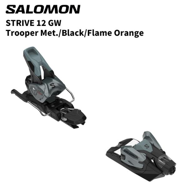 SALOMON サロモン ビンディング STRIVE 12 GW  Trooper Met./Black/Flame Orange （解放値 4.0-12.0） 26-27モデル 【単品販売不可】