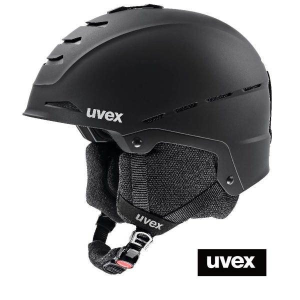 【訳あり】uvex【22/23・legend 2.0：ブラックマット】大人用 スキー用ヘルメット　レジェンド2.0 型落ち アウトレット