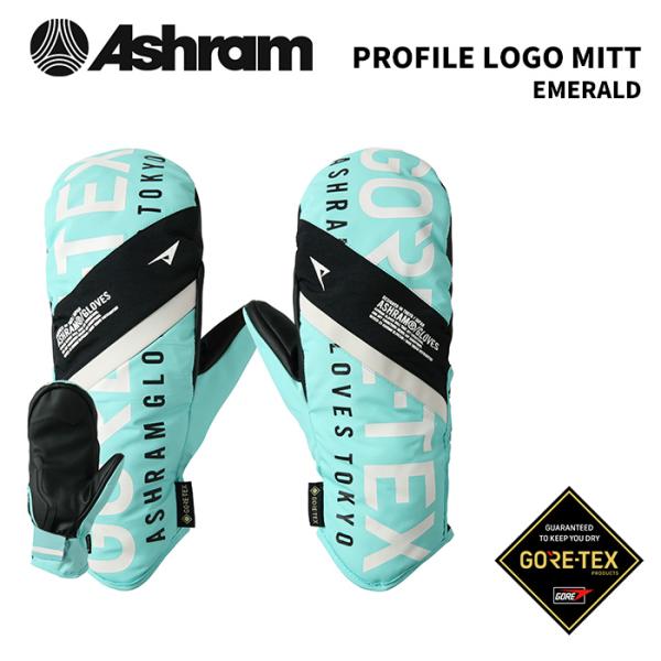 ASHRAM アシュラム グローブ PROFILE LOGO MITT EMERALD プロファイルロゴ・ミトン ASRM24W08 24-25モデル