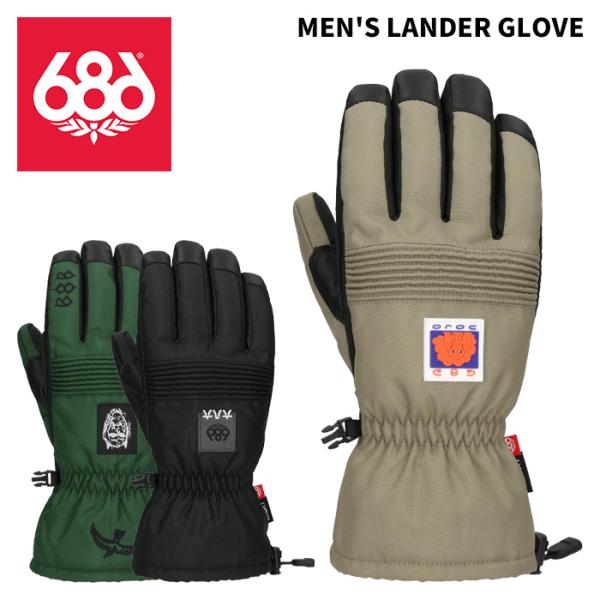 686 シックスエイトシックス  グローブ  MEN'S LANDER GLOVE 25-26モデル M3WNGLV121