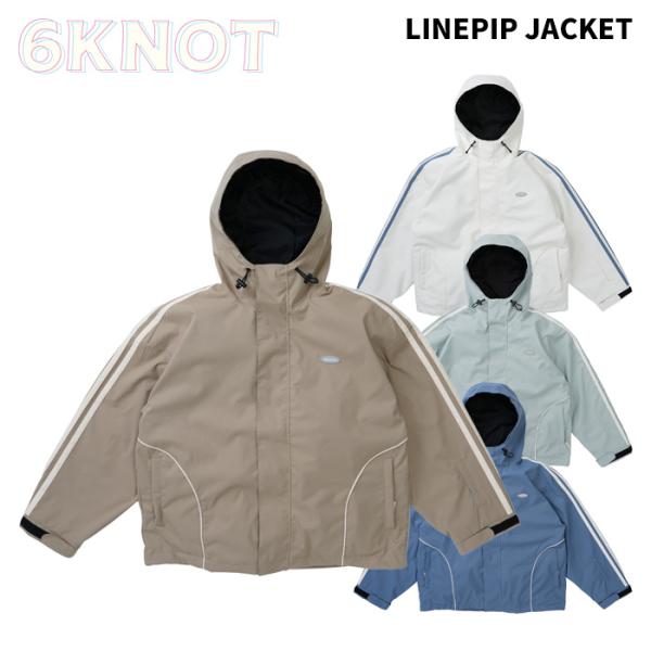 女性用 6KNOT シックスノット ウェア LINEPIP JACKET 25-26モデル レディース  ジャケット