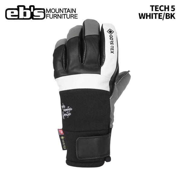 eb's エビス TECH 5 WHITE/BK テックファイブ グローブ 25-26モデル