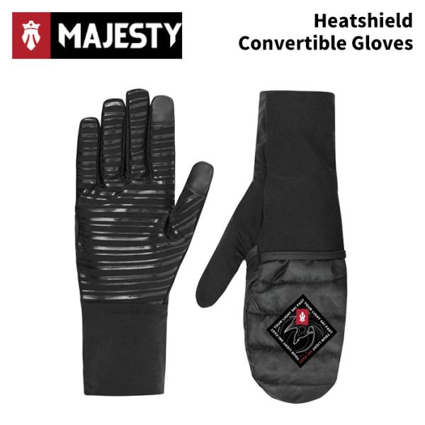 Majesty マジェスティ グローブ Heatshield Convertible Gloves ミトン対応 防寒手袋 4wayストレッチ素材 25-26モデル
