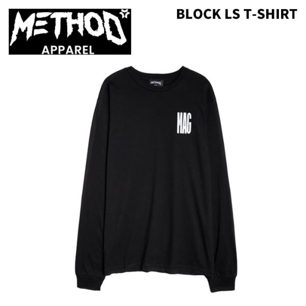 METHOD メソッド BLOCK LS T-SHIRT Tシャツ 25-26モデル
