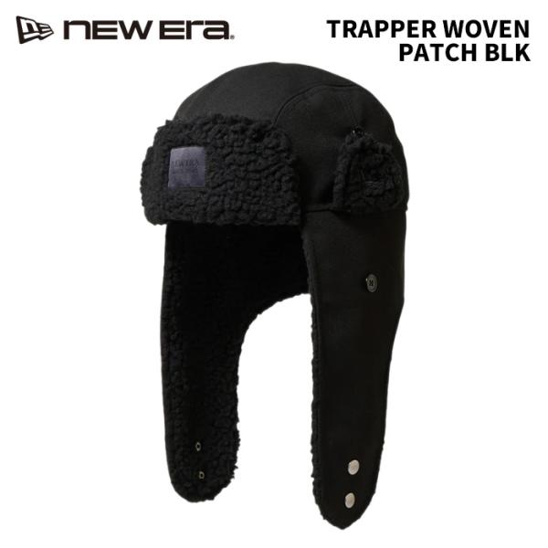 NEWERA ニューエラ TRAPPER WOVEN PATCH BLK 25-26モデル