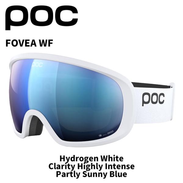 POC ポック ゴーグル FOVEA WF /Hydrogen White /Clarity Highly Intense /Partly Sunny Blue/ 40841 25-26モデル 【返品交換不可商品】