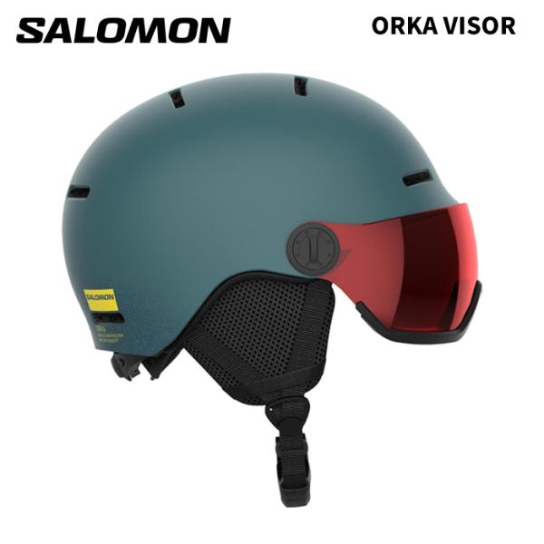 SALOMON サロモン ヘルメット ORKA VISOR NORTH ATLANTIC L47300800 25-26モデル キッズ