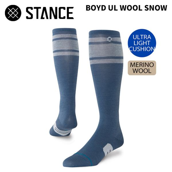 STANCE スタンス ソックス BOYD UL WOOL SNOW 25-26 モデル 靴下【返品交換不可商品】
