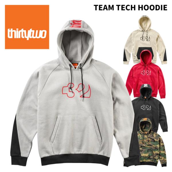 THIRTYTWO サーティーツー ウェア TEAM TECH HOODIE 25-26モデル パーカー フーディー