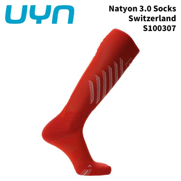 UYN S100307 ウィン ソックス Natyon 3.0 Socks Switzerland 25-26モデル