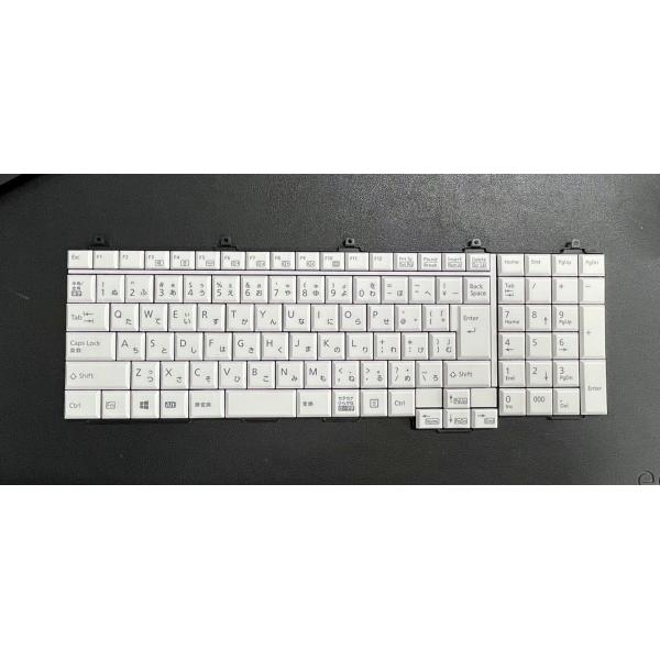 【修理用fujitsu日本語テンキー付きキーボード】PARTS NO:CP634638-01MODEL NO:  MP-10J60J03D852W               適合型番『修理交換用』富士通 Fujitsu FMV LIFEB...