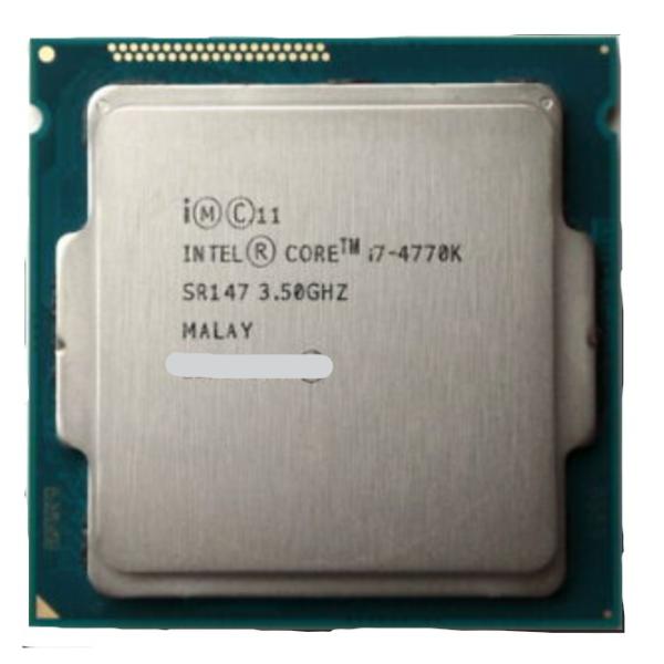 INTEL Core i7-4770K 3.50GHZ インテル デスクトップPC用　増設CPU ★送料無料●中古パソコンから取り外した物です。動作確認済です。初期保証は1か月間です。●当商品はCPUのみです。付属品はありません。●送料無料...