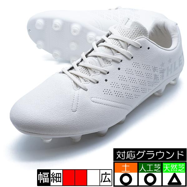 サッカースパイクメーカー：アスレタ ATHLETAカラー：サンドアッパー：マイクロファイバー人工皮革 (WETSAND TEX)×合成繊維アウトソール：合成樹脂底（ナイロン×ポリウレタン）フィット性能とコントロール性能が共存した独自開発のマ...