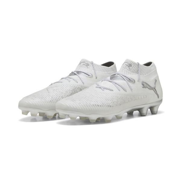 サッカースパイクメーカー：プーマ PUMAカラー：PUMA White-Silver Mist-Cool Light Grayアッパー：合成樹脂(ポリウレタン)+合成繊維アウトソール：合成樹脂底(ナイロン+ポリウレタン)固い土、人工芝用創造...