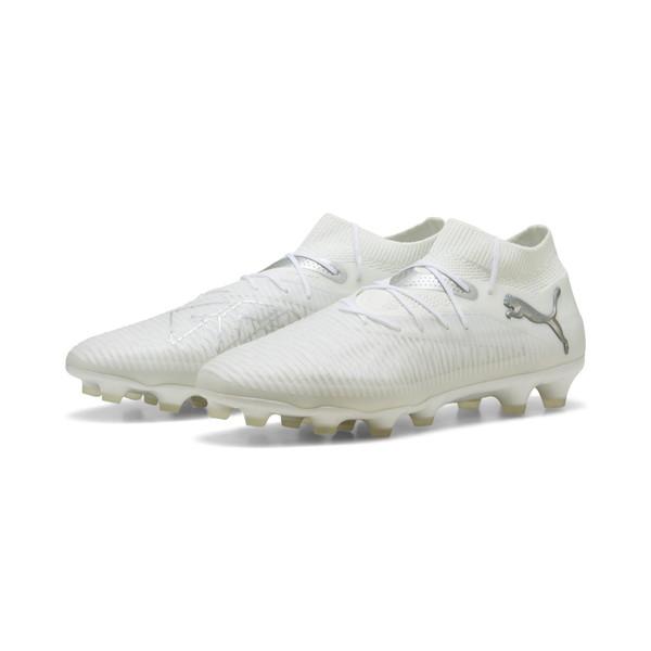 サッカースパイクメーカー：プーマ PUMAカラー：PUMA White-Silver Mist-Cool Light Grayアッパー：合成樹脂(ポリウレタン)+合成繊維アウトソール：合成樹脂底(ナイロン+ポリウレタン)固い土、人工芝用安定...