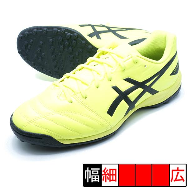 サッカー トレーニングシューズメーカー：アシックス asicsカラー：SAFETY YELLOW/BLACKアッパー：人工皮革（合成皮革）アウトソール：ゴム底快適な履き心地を提供するワイド仕様のトレーニングモデル【在庫について】当ショップは...