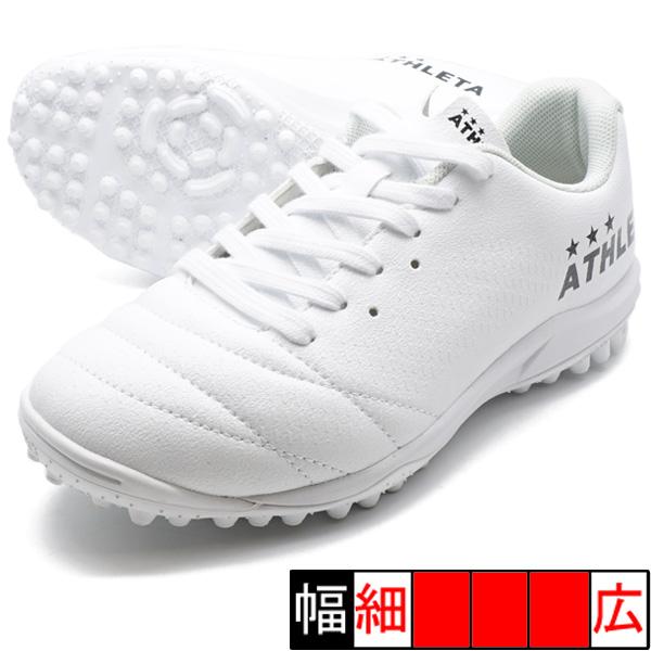 ジュニア サッカー トレーニングシューズメーカー：アスレタ ATHLETAカラー：ホワイトアッパー：合成皮革/合成繊維ミッドソール：EVAアウトソール：ラバー【在庫について】当ショップは、店頭及び自社サイトにて在庫を共有している為、在庫更新...