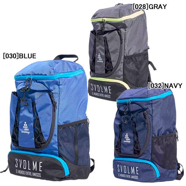ジュニア用 バックパックメーカー：スボルメ（SVOLME）カラー：【010】BLACK　【030】BLUE　【032】NAVY素材：ポリエステル100%サイズ：48×31×18cmボールを収納できるボールポケットや、底部のシューズルーム、貴...