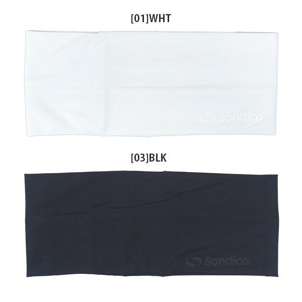 1点のご注文の場合、ポスト投函「ネコポス：送料無料」で出荷します対象外の場合は「宅急便：送料無料」に変更します接触冷感 ヘアバンド 大人用 子供用メーカー：ソンディコ（sondico）カラー：【01】WHT　【03】BLK素材：ナイロン90...