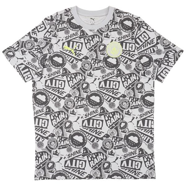 マンチェスターシティ Tシャツ 半袖メーカー：プーマ PUMAカラー：【25】グレーフォグ素材：コットン100%FTBLカルチャーコレクションは、クラブの豊かな歴史、文化、忠誠心、そして伝統に焦点を当てています。大胆なデザインとフットボール...