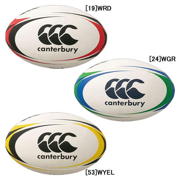 メーカー：カンタベリー（canterbury）カラー：【19】WRD　【24】WGR　【53】WYEL素材：合成ゴム日本ラグビー協会認定球のRUGBY BALL5号球ですラテックスチューブを使用※チューブの特性上、時間の経過とともに自然に空...