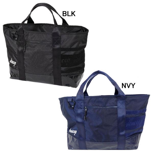 大型 トートバッグ ネームタグ装備可能メーカー：ブルイク（blueeq）カラー：【BLK】　【NVY】サイズ：48×39×22cm容量：40Lblueeqオリジナル素材のHRS（ハニカムリップストップ）生地を採用耐衝撃性と防水性に優れたHR...