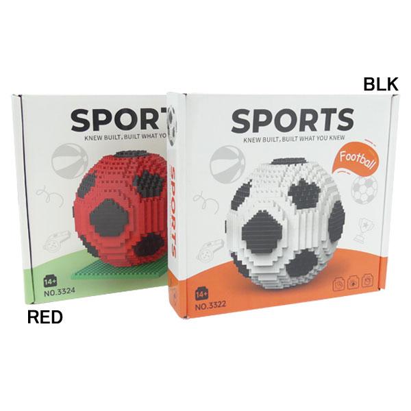サッカーボール型 パズルカラー：【BLK】　【RED】組み立て方解説付き【在庫について】当ショップは、店頭及び自社サイトにて在庫を共有している為、在庫更新の時間差等により表示上は在庫が「○」（有り）の状態の場合でも『在庫が無い』『売り違い』...