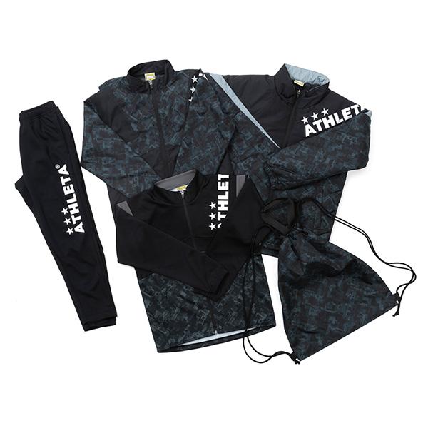 ジュニア 子供用 福袋メーカー：アスレタ ATHLETAカラー：マルチカラー素材：-セット内容・ウィンドブレーカージャケット裏地付き・ライトジャージスーツ(上下セット)・中綿ジャケット・マルチバッグ※ジュニアサイズ【在庫について】当ショップ...