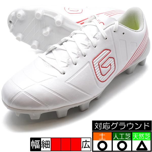 サッカースパイクメーカー：ガビック GAVICカラー：R.WHT/M.REDアッパー：人工皮革アウトソール：合成底軽くてガンガン使えるワイドモデル「マトゥーワイド」・柔かく足になじみやすい人工皮革を採用自然なボールタッチをもたらし、プレイヤ...