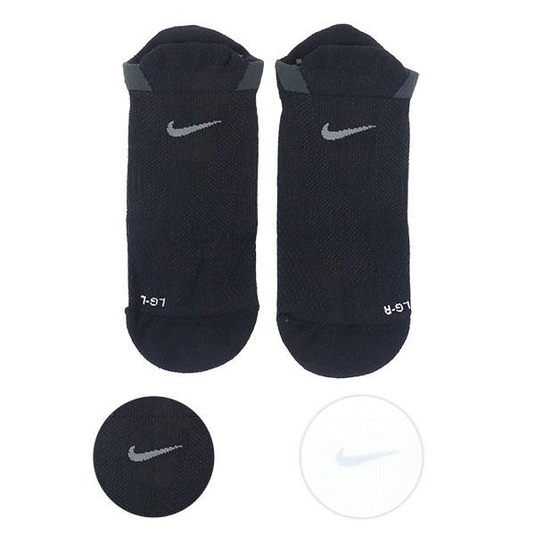 ランニングソックス アンクルソックス メーカー：ナイキ NIKEカラー：【010】ブラック　【100】ホワイト素材：ナイロン50%、ポリエステル46%、スパンデックス4%速乾性を高める高度なテクノロジーを取り入れ、クッション性とサポート性を...