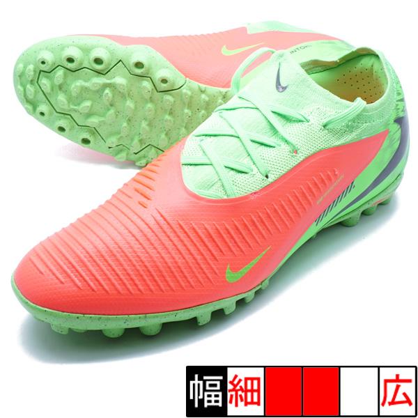 サッカー トレーニングシューズメーカー：ナイキ NIKEカラー：ホットパンチ/ブラック-グリーンストライクアッパー：合成樹脂+合成繊維アウトソール：ゴム底ファントム6 プロで、もうチャンスを逃さない。グリップ性に優れたVNMSkinとFly...