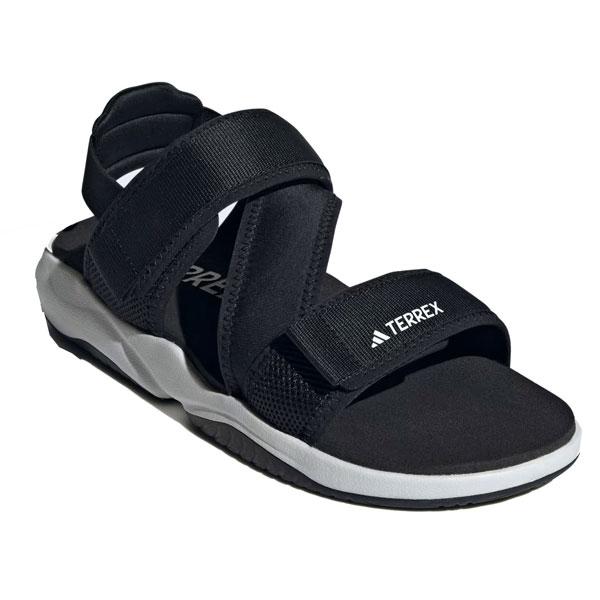 スポーツサンダルメーカー：アディダス（adidas）カラー：ブラック/ホワイト（JI2086）素材：ヘッド/ポリウレタン　ミッドソール/EVA重量：555.5 g（27 cm片足重量）ヒール：29mm / 前足部：22mmクッション性のある...