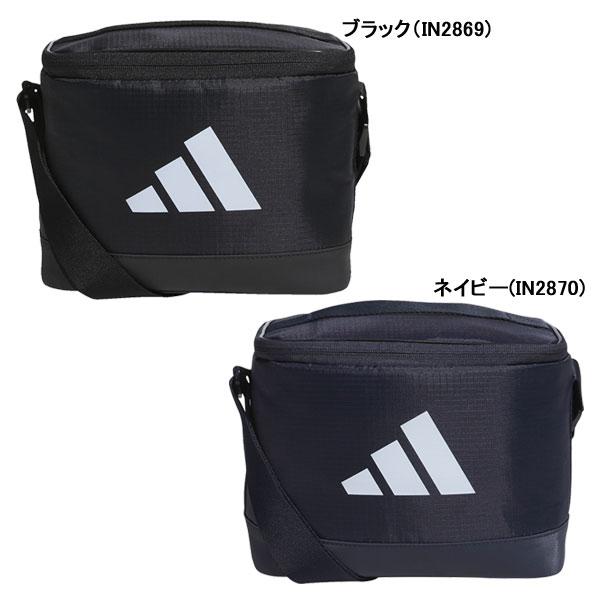 クーラーバッグ 保冷バッグメーカー：アディダス(adidas)カラー：ブラック（IN2869）ネイビー(IN2870)素材：リップストップ（ポリエステル100％）サイズ：23cm×19cm×14cm（4.9L）内側に断熱材とアルミ蒸着シート...
