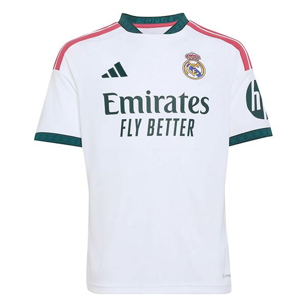 ジュニア 子供用 レアルマドリード レプリカユニフォームメーカー：アディダス adidasカラー：WHT(KC3993)素材：ポリエステル100%伝統とモダンなラグジュアリーが融合したレアル・マドリード 26/27 ホーム ユニフォームを着...